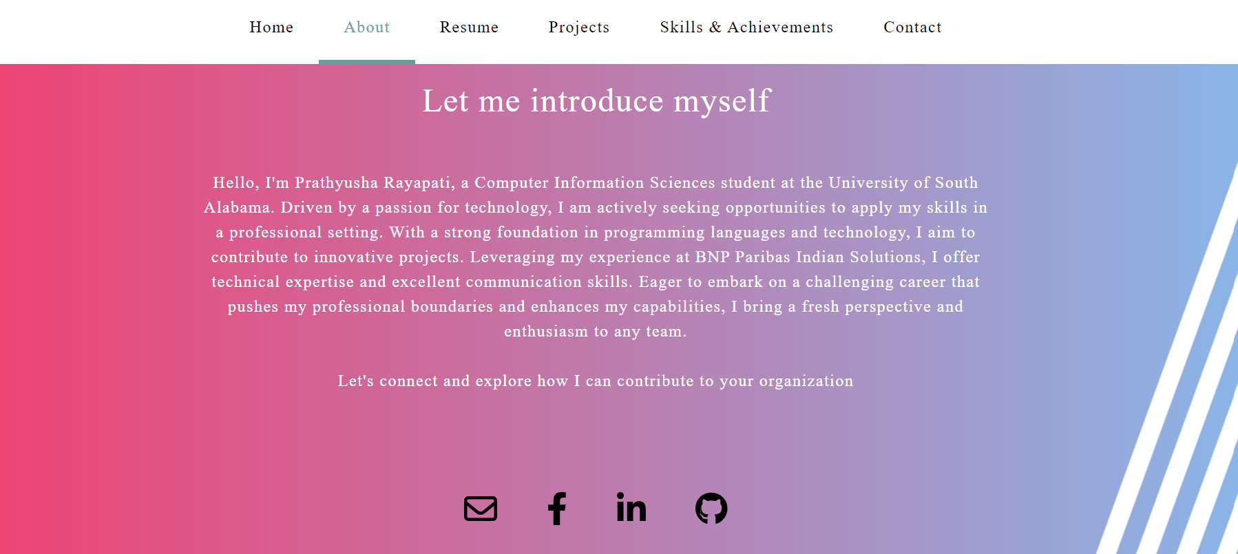 Prathyusha Rayapati - website